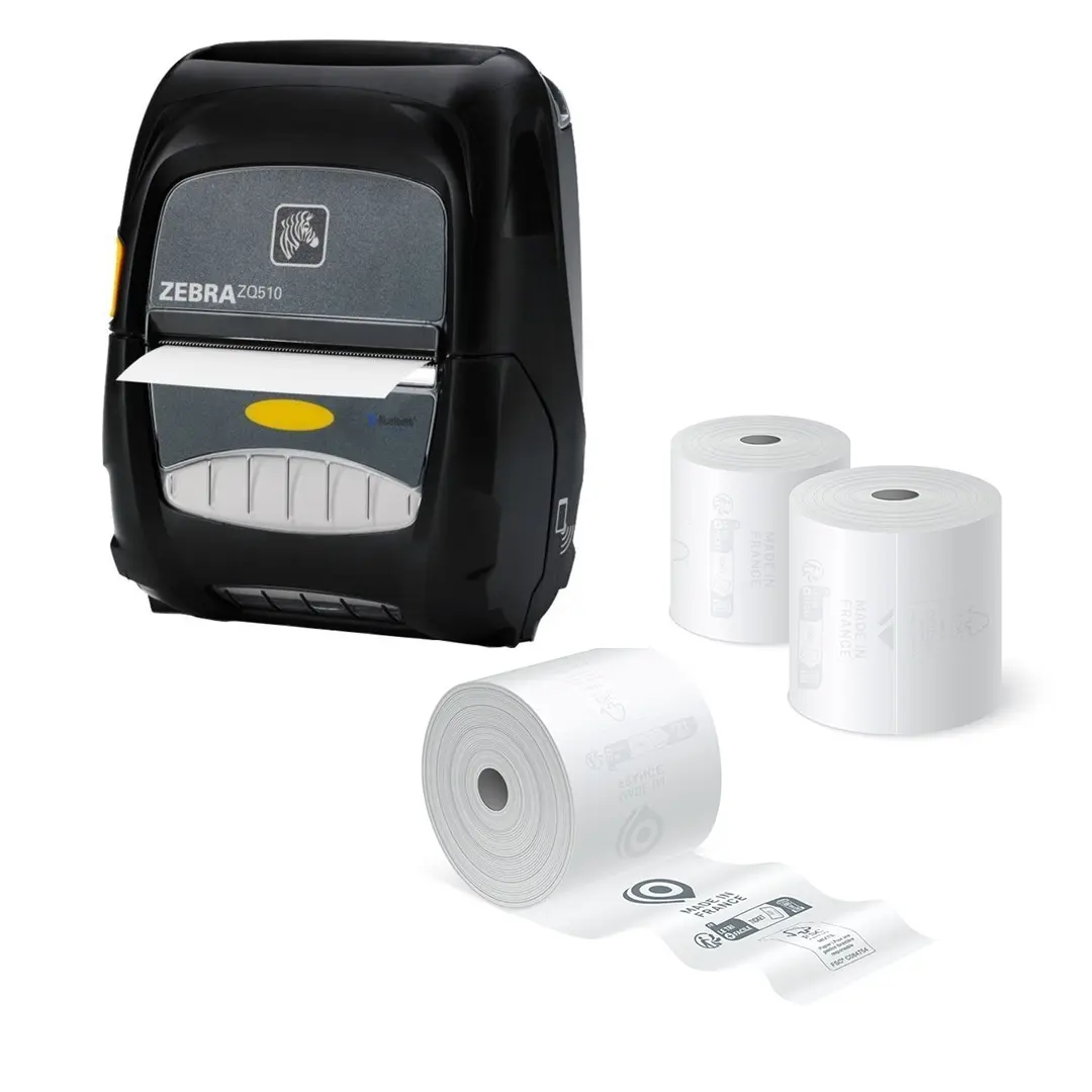 50 Rouleaux thermique Zebra - ZQ510 | 80x50x12